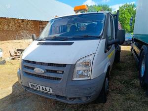 White Ford Transit 2007 in Radviliskis, with an engine capacity of 2.40 L and mileage of 157 thousand km for 4500 €, photo  on AUTOMOTO.COM.LV