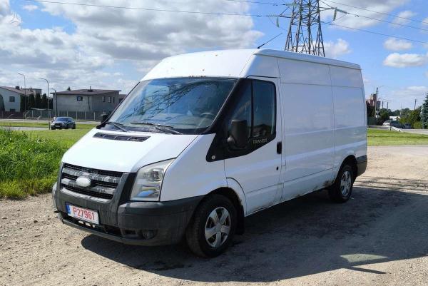 White Ford Transit 2007 in Kaunas, with an engine capacity of 2.20 L and mileage of 296 thousand km for 1499 €, photo 5 on AUTOMOTO.COM.LV