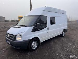 White Ford Transit 2008 in Rietavas, with an engine capacity of 2.20 L and mileage of 386 thousand km for 2200 €, photo  on AUTOMOTO.COM.LV