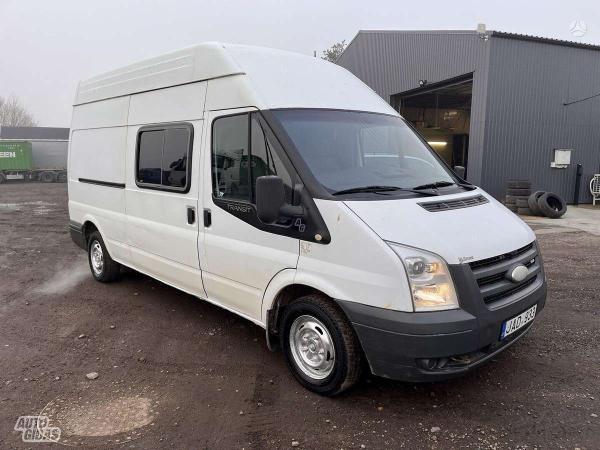 White Ford Transit 2008 in Rietavas, with an engine capacity of 2.20 L and mileage of 386 thousand km for 2200 €, photo 4 on AUTOMOTO.COM.LV
