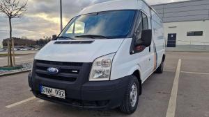 White Ford Transit 2008 in Kaunas, with an engine capacity of 2.20 L and mileage of 196 thousand km for 3390 €, photo  on AUTOMOTO.COM.LV