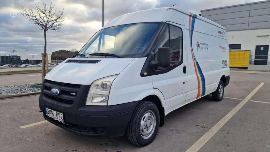 Balts Ford Transit 2008 Kauņa, ar dzinēja tilpumu 2.20 L un nobraukumu 196 tūkst. km par 3390 €, foto 5 vietnē AUTOMOTO.COM.LV