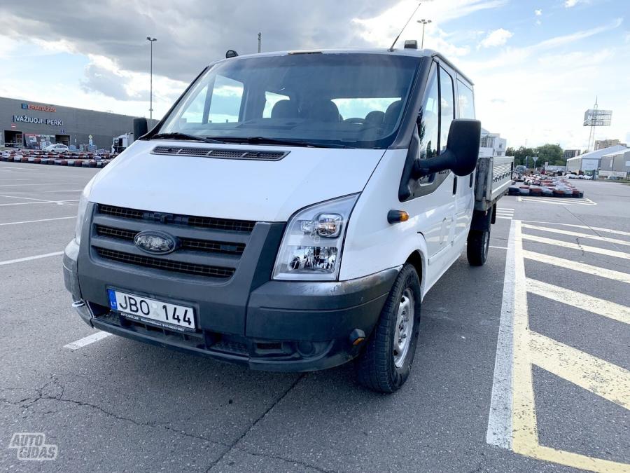 White Ford Transit 2009 in Kaunas, with an engine capacity of 2.40 L and mileage of 347 thousand km for 2550 €, photo 12 on AUTOMOTO.COM.LV