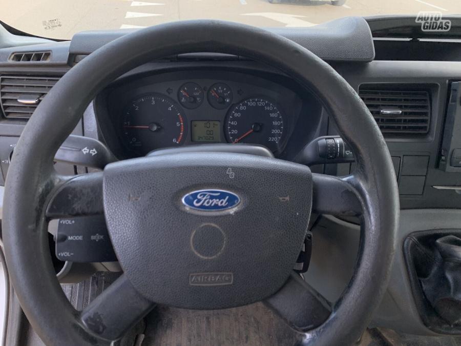 White Ford Transit 2009 in Kaunas, with an engine capacity of 2.40 L and mileage of 347 thousand km for 2550 €, photo 24 on AUTOMOTO.COM.LV