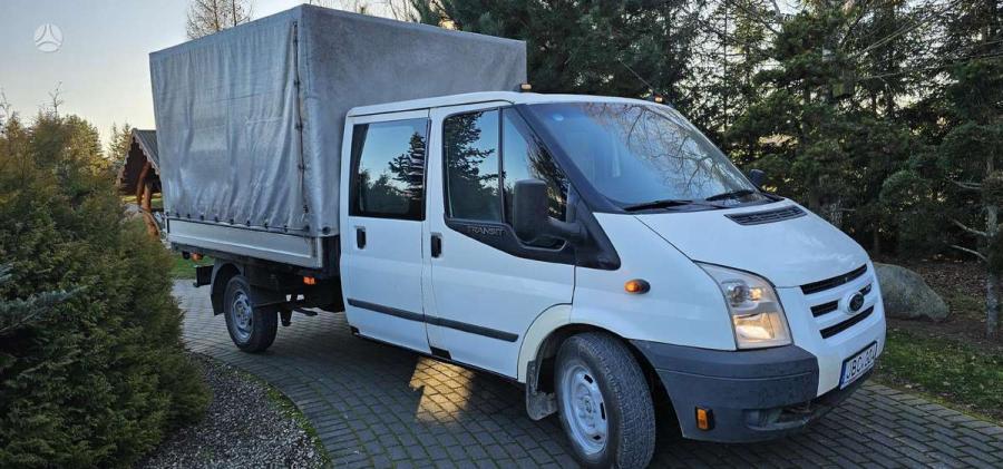 White Ford Transit 2010 in Kaisiadorys, with an engine capacity of 2.40 L and mileage of 323 thousand km for 5900 €, photo 2 on AUTOMOTO.COM.LV