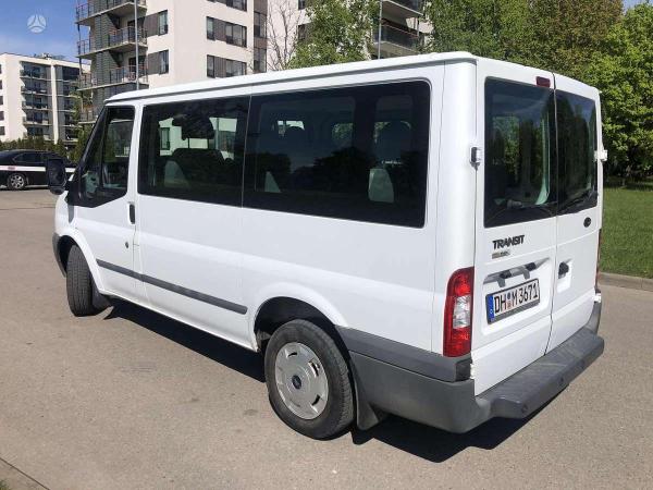 White Ford Transit 2011 in Kaunas, with an engine capacity of 2.20 L and mileage of 188 thousand km for 5999 €, photo 9 on AUTOMOTO.COM.LV