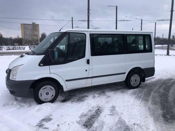 White Ford Transit 2011 in Kaunas, with an engine capacity of 2.20 L and mileage of 189 thousand km for 5950 €, photo 3 on AUTOMOTO.COM.LV