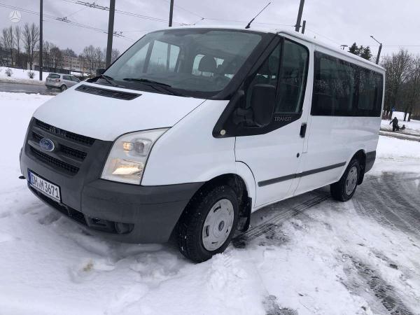 White Ford Transit 2011 in Kaunas, with an engine capacity of 2.20 L and mileage of 189 thousand km for 5950 €, photo 6 on AUTOMOTO.COM.LV