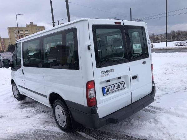 White Ford Transit 2011 in Kaunas, with an engine capacity of 2.20 L and mileage of 189 thousand km for 5950 €, photo 10 on AUTOMOTO.COM.LV