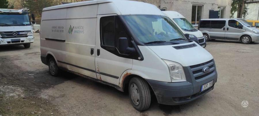 Balts Ford Transit 2011 Anykščiai, ar dzinēja tilpumu 2.20 L un nobraukumu 420 tūkst. km par 1500 €, foto 1 vietnē AUTOMOTO.COM.LV