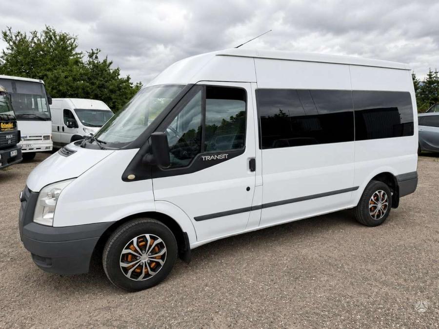 White Ford Transit 2011 in Alytus, with an engine capacity of 2.20 L and mileage of 209 thousand km for 6700 €, photo 4 on AUTOMOTO.COM.LV