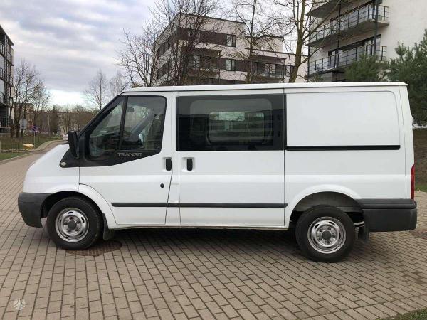 White Ford Transit 2012 in Kaunas, with an engine capacity of 2.20 L and mileage of 206 thousand km for 4900 €, photo 5 on AUTOMOTO.COM.LV