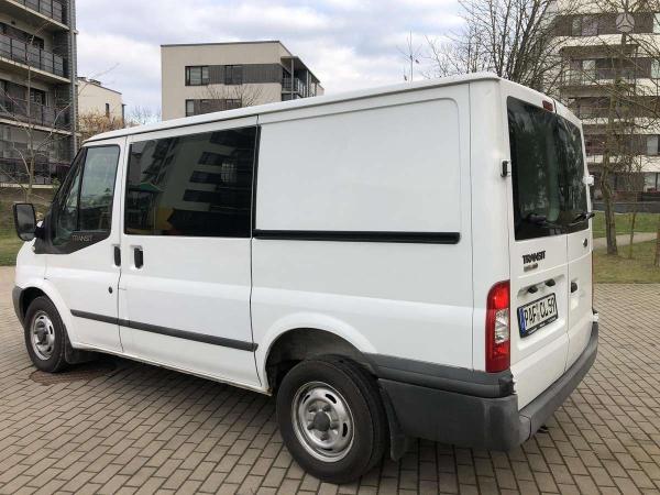 White Ford Transit 2012 in Kaunas, with an engine capacity of 2.20 L and mileage of 206 thousand km for 4900 €, photo 10 on AUTOMOTO.COM.LV