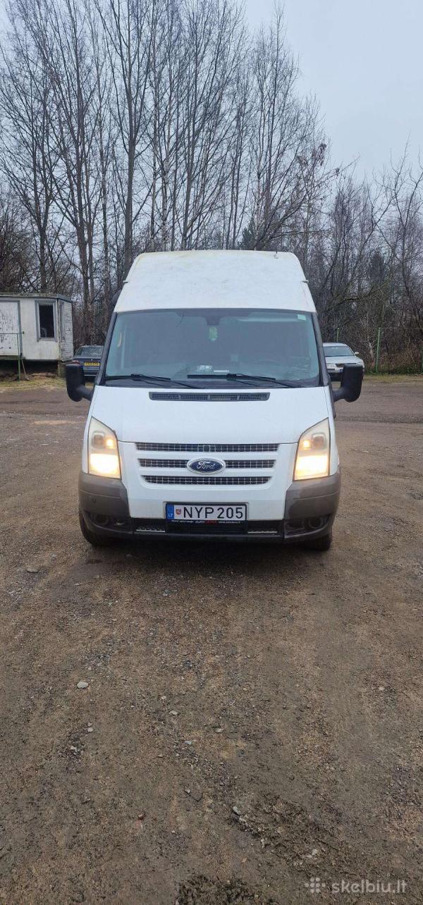 White Ford Transit 2012 in Vilnius, with an engine capacity of 2.20 L and mileage of 399 thousand km for 3400 €, photo 2 on AUTOMOTO.COM.LV