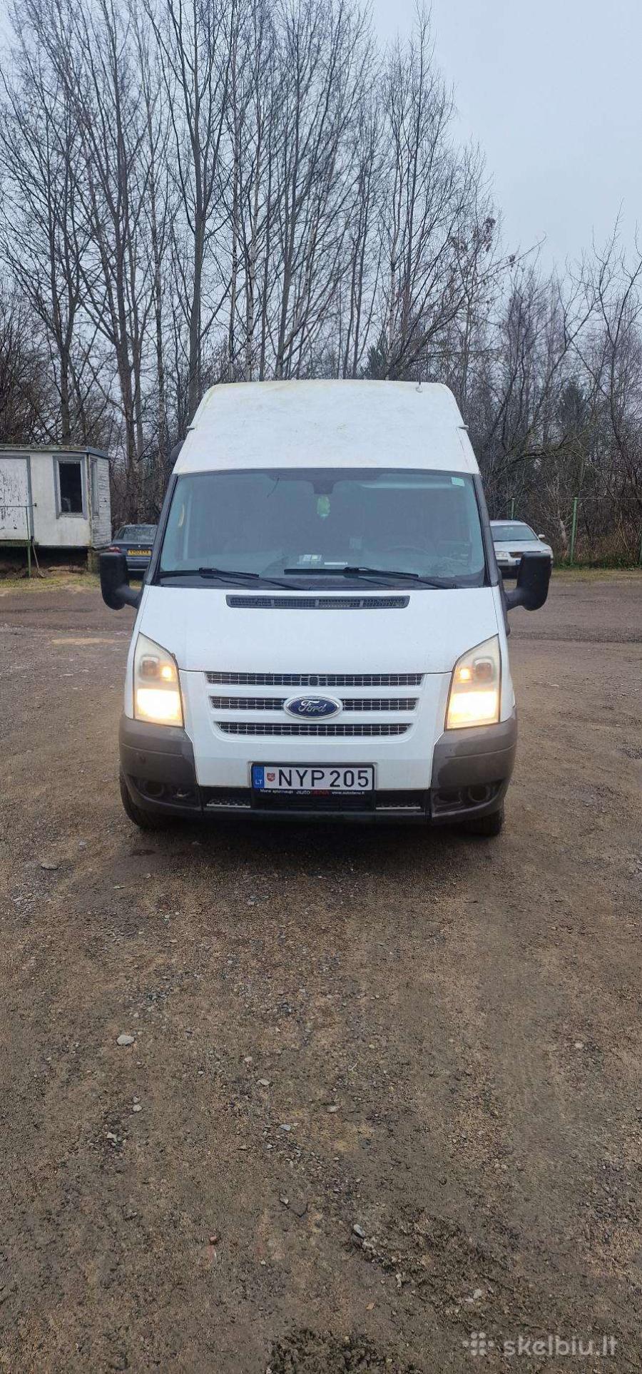 White Ford Transit 2012 in Vilnius, with an engine capacity of 2.20 L and mileage of 399 thousand km for 3400 €, photo 2 on AUTOMOTO.COM.LV