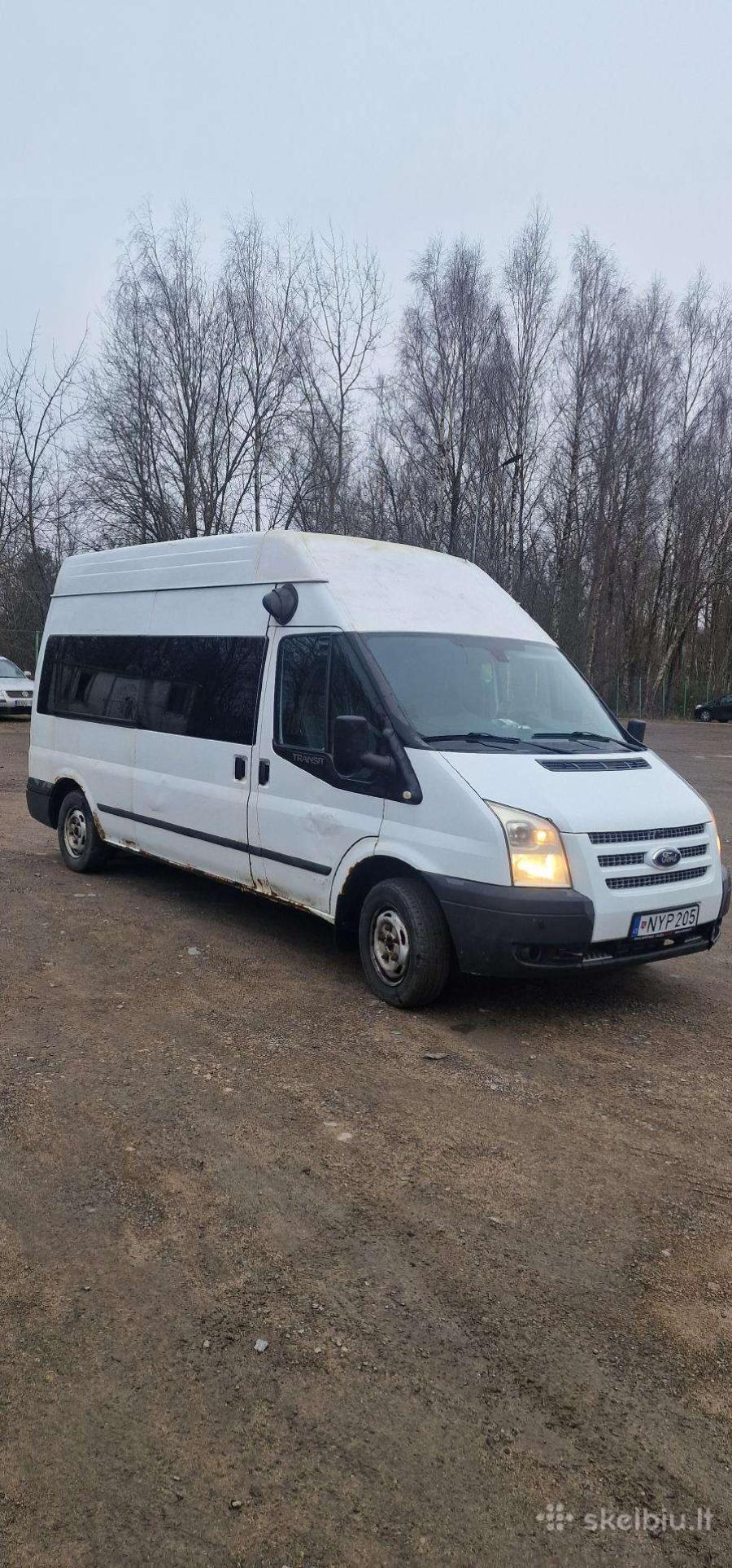 White Ford Transit 2012 in Vilnius, with an engine capacity of 2.20 L and mileage of 399 thousand km for 3400 €, photo 3 on AUTOMOTO.COM.LV