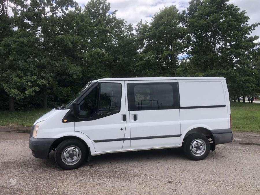 White Ford Transit 2012 in Kaunas, with an engine capacity of 2.20 L and mileage of 207 thousand km for 3400 €, photo 1 on AUTOMOTO.COM.LV
