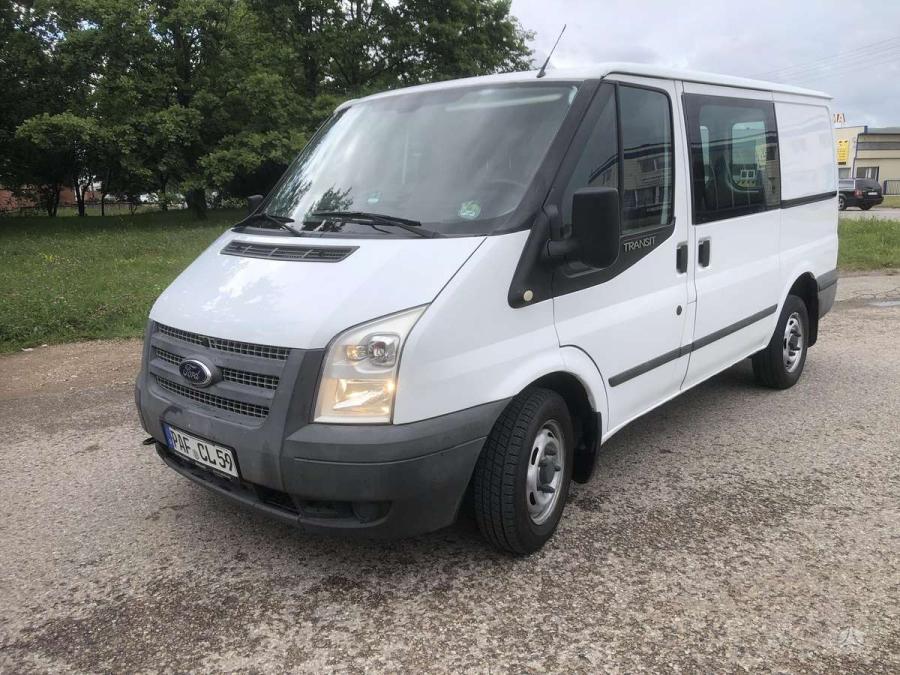 White Ford Transit 2012 in Kaunas, with an engine capacity of 2.20 L and mileage of 207 thousand km for 3400 €, photo 12 on AUTOMOTO.COM.LV