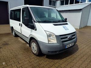 White Ford Transit 2012 in Vilnius, with an engine capacity of 2.20 L and mileage of 464 thousand km for 3300 €, photo 3 on AUTOMOTO.COM.LV