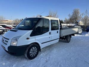 White Ford Transit 2013 in Siauliai, with an engine capacity of 2.20 L and mileage of 3320 thousand km for 7500 €, photo 9 on AUTOMOTO.COM.LV