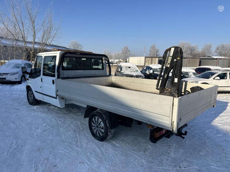 White Ford Transit 2013 in Siauliai, with an engine capacity of 2.20 L and mileage of 3320 thousand km for 7500 €, photo 10 on AUTOMOTO.COM.LV