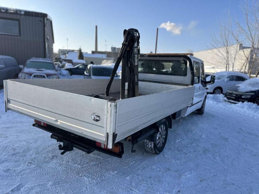 White Ford Transit 2013 in Siauliai, with an engine capacity of 2.20 L and mileage of 3320 thousand km for 7500 €, photo 11 on AUTOMOTO.COM.LV