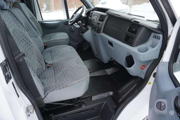 White Ford Transit 2013 in Klaipeda, with an engine capacity of 2.20 L and mileage of 275 thousand km for 6600 €, photo 11 on AUTOMOTO.COM.LV