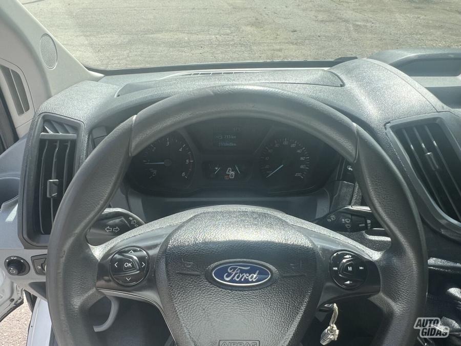 White Ford Transit 2014 in Kedainiai, with an engine capacity of 2.20 L and mileage of 151 thousand km for 13500 €, photo 16 on AUTOMOTO.COM.LV