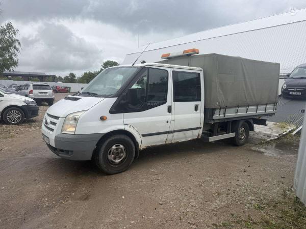 White Ford Transit 2014 in Kaunas, with an engine capacity of 2.20 L and mileage of 261 thousand km for 2900 €, photo 1 on AUTOMOTO.COM.LV