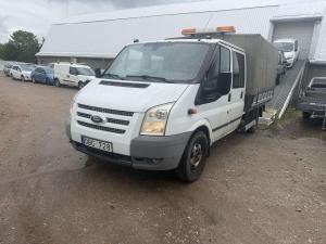 White Ford Transit 2014 in Kaunas, with an engine capacity of 2.20 L and mileage of 261 thousand km for 2900 €, photo 3 on AUTOMOTO.COM.LV