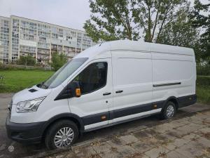 White Ford Transit 2015 in Vilnius, with an engine capacity of 2.20 L and mileage of 305 thousand km for 7000 €, photo  on AUTOMOTO.COM.LV