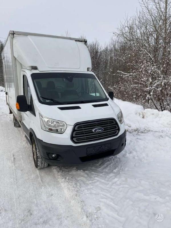 White Ford Transit 2015 in Telschi, with an engine capacity of 2.20 L and mileage of 328 thousand km for 6600 €, photo 3 on AUTOMOTO.COM.LV