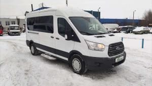 White Ford Transit 2015 in Klaipeda, with an engine capacity of 2.20 L and mileage of 218 thousand km for 12500 €, photo  on AUTOMOTO.COM.LV