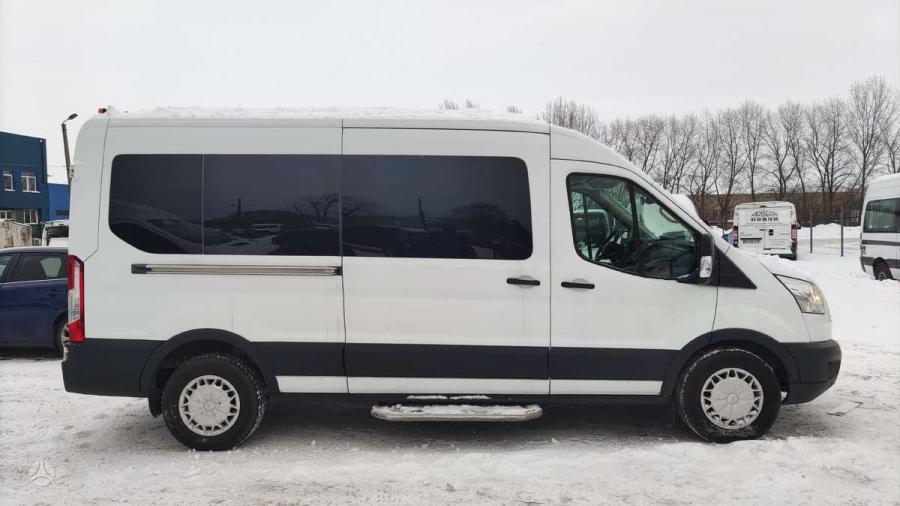 White Ford Transit 2015 in Klaipeda, with an engine capacity of 2.20 L and mileage of 218 thousand km for 12500 €, photo 2 on AUTOMOTO.COM.LV