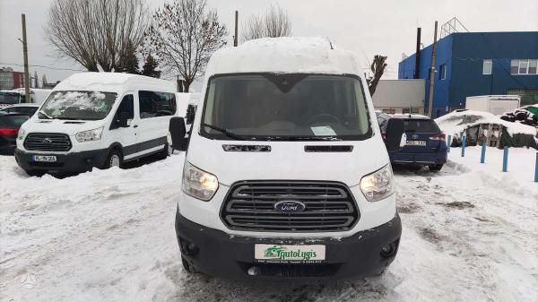 White Ford Transit 2015 in Klaipeda, with an engine capacity of 2.20 L and mileage of 218 thousand km for 12500 €, photo 3 on AUTOMOTO.COM.LV