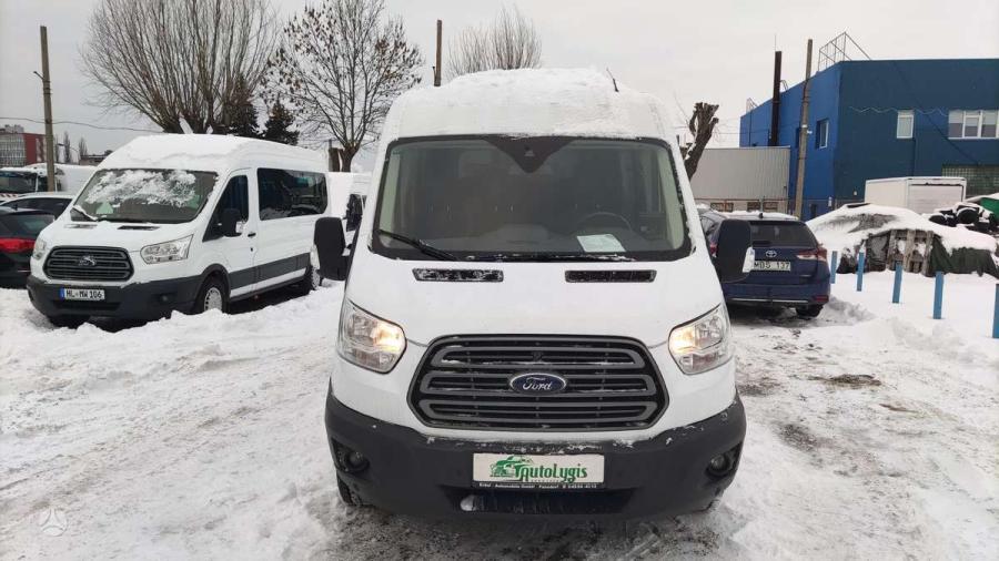 White Ford Transit 2015 in Klaipeda, with an engine capacity of 2.20 L and mileage of 218 thousand km for 12500 €, photo 3 on AUTOMOTO.COM.LV