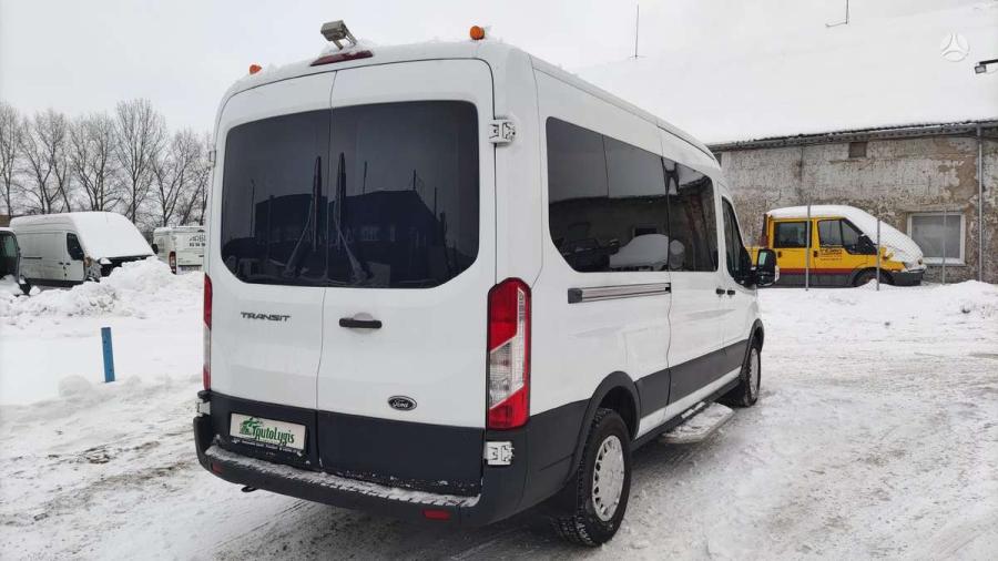 White Ford Transit 2015 in Klaipeda, with an engine capacity of 2.20 L and mileage of 218 thousand km for 12500 €, photo 6 on AUTOMOTO.COM.LV