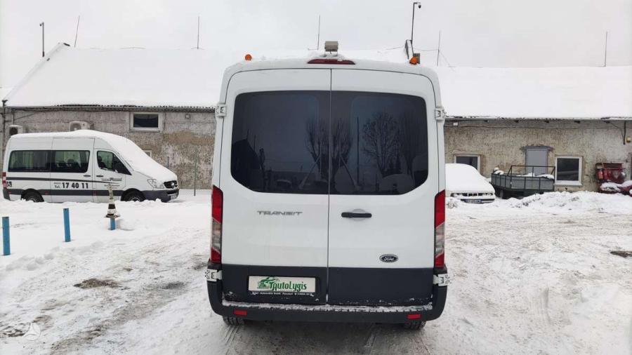 White Ford Transit 2015 in Klaipeda, with an engine capacity of 2.20 L and mileage of 218 thousand km for 12500 €, photo 8 on AUTOMOTO.COM.LV
