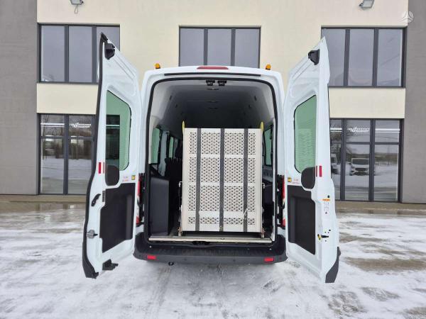 White Ford Transit 2015 in Marijampole, with an engine capacity of 2.20 L and mileage of 226 thousand km for 12500 €, photo 9 on AUTOMOTO.COM.LV