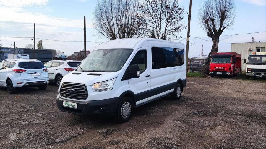 White Ford Transit 2015 in Klaipeda, with an engine capacity of 2.20 L and mileage of 218 thousand km for 11750 €, photo 1 on AUTOMOTO.COM.LV