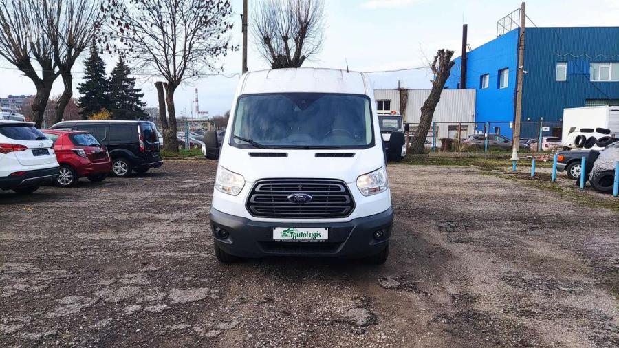 White Ford Transit 2015 in Klaipeda, with an engine capacity of 2.20 L and mileage of 218 thousand km for 11750 €, photo 4 on AUTOMOTO.COM.LV