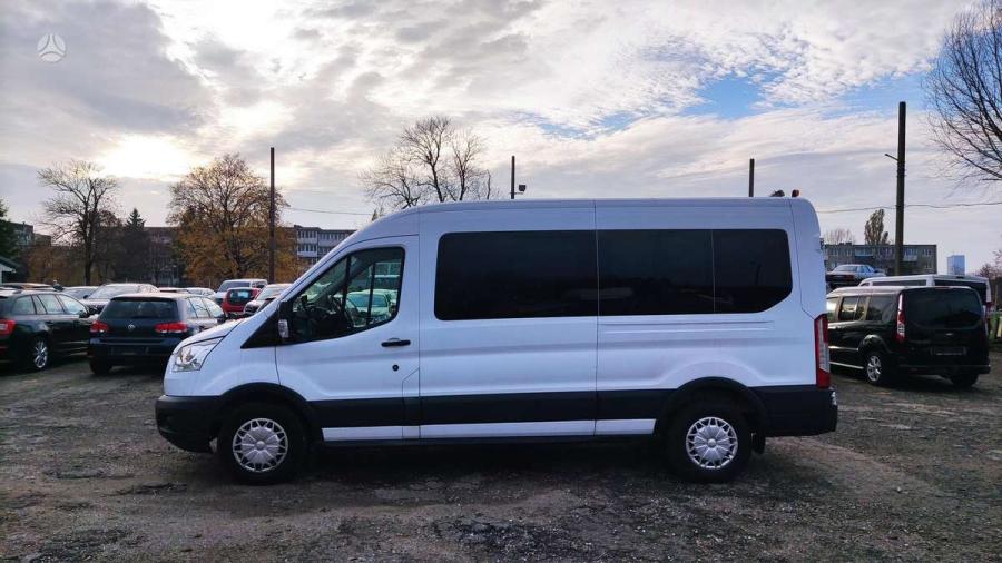 White Ford Transit 2015 in Klaipeda, with an engine capacity of 2.20 L and mileage of 218 thousand km for 11750 €, photo 7 on AUTOMOTO.COM.LV