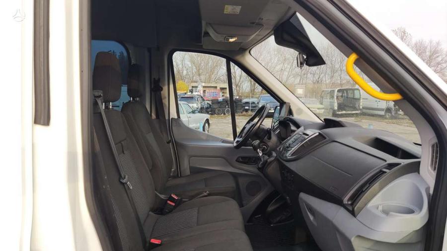 White Ford Transit 2015 in Klaipeda, with an engine capacity of 2.20 L and mileage of 218 thousand km for 11750 €, photo 11 on AUTOMOTO.COM.LV