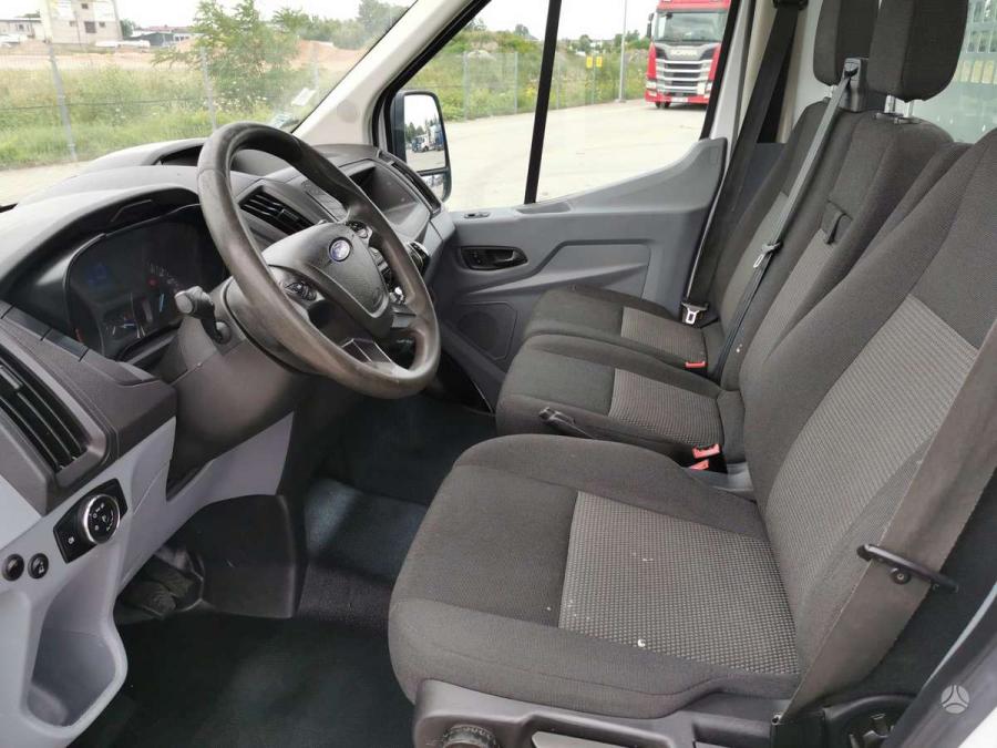 White Ford Transit 2015 in Taurage, with an engine capacity of 2.20 L and mileage of 125 thousand km for 12000 €, photo 9 on AUTOMOTO.COM.LV