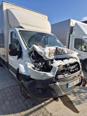 White Ford Transit 2015 in Alytus, with an engine capacity of 2.00 L and mileage of 230 thousand km for 499 €, photo  on AUTOMOTO.COM.LV