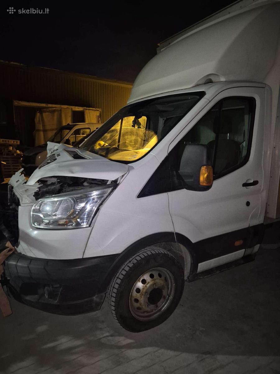 White Ford Transit 2015 in Alytus, with an engine capacity of 2.00 L and mileage of 230 thousand km for 499 €, photo 3 on AUTOMOTO.COM.LV