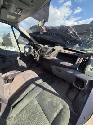 White Ford Transit 2015 in Alytus, with an engine capacity of 2.00 L and mileage of 230 thousand km for 499 €, photo 5 on AUTOMOTO.COM.LV
