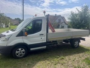 White Ford Transit 2015 in Akmene, with an engine capacity of 2.20 L and mileage of 246 thousand km for 7500 €, photo 4 on AUTOMOTO.COM.LV