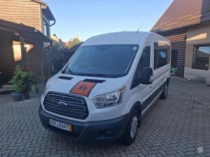White Ford Transit 2015 in Jurbarkas, with an engine capacity of 2.20 L and mileage of 251 thousand km for 12300 €, photo  on AUTOMOTO.COM.LV