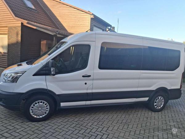 White Ford Transit 2015 in Jurbarkas, with an engine capacity of 2.20 L and mileage of 251 thousand km for 12300 €, photo 3 on AUTOMOTO.COM.LV